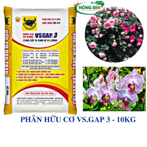 Phân hữu cơ đầu trâu vi sinh VSGAP.3 - Nông Bio